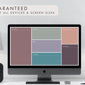 2026 Pretty Productive Wallpapers, Set of 8 Organizational Desktop ...