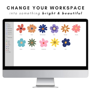 100 Flower Icons, Folder Icons, Desktop Icons, Mac, Windows, PC, App ...
