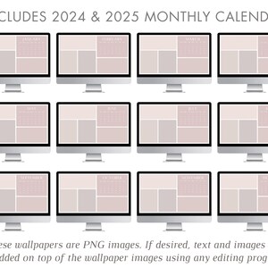 2025 Desktop Wallpaper Organizer Set With 25+ Folders, Elegant Neutrals ...