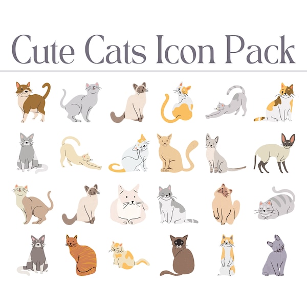 Cat Icon - Etsy