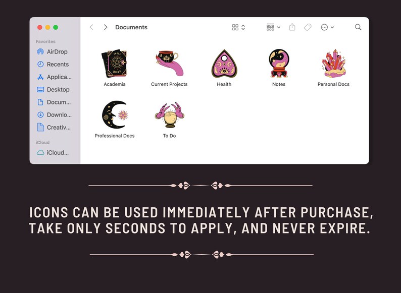 30 Folder Icons for Mac PC Ios Desktop Folder Icons File - Etsy