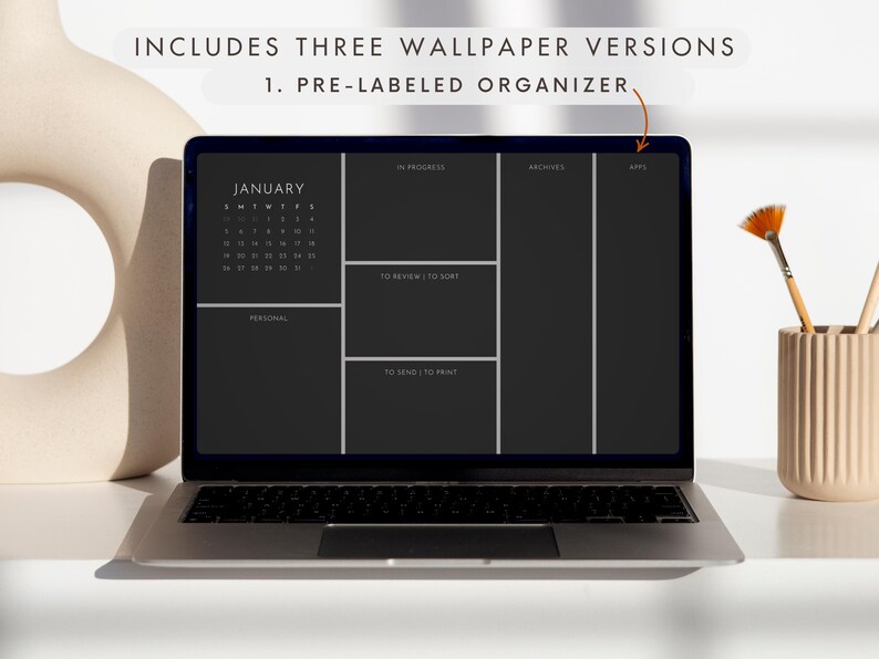2025 Onyx Organizer, Desktop Wallpaper, Computer Background, Calendar ...