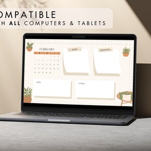 2024 Garden Grid Calendar Wallpaper, Computer Background, Organizer ...