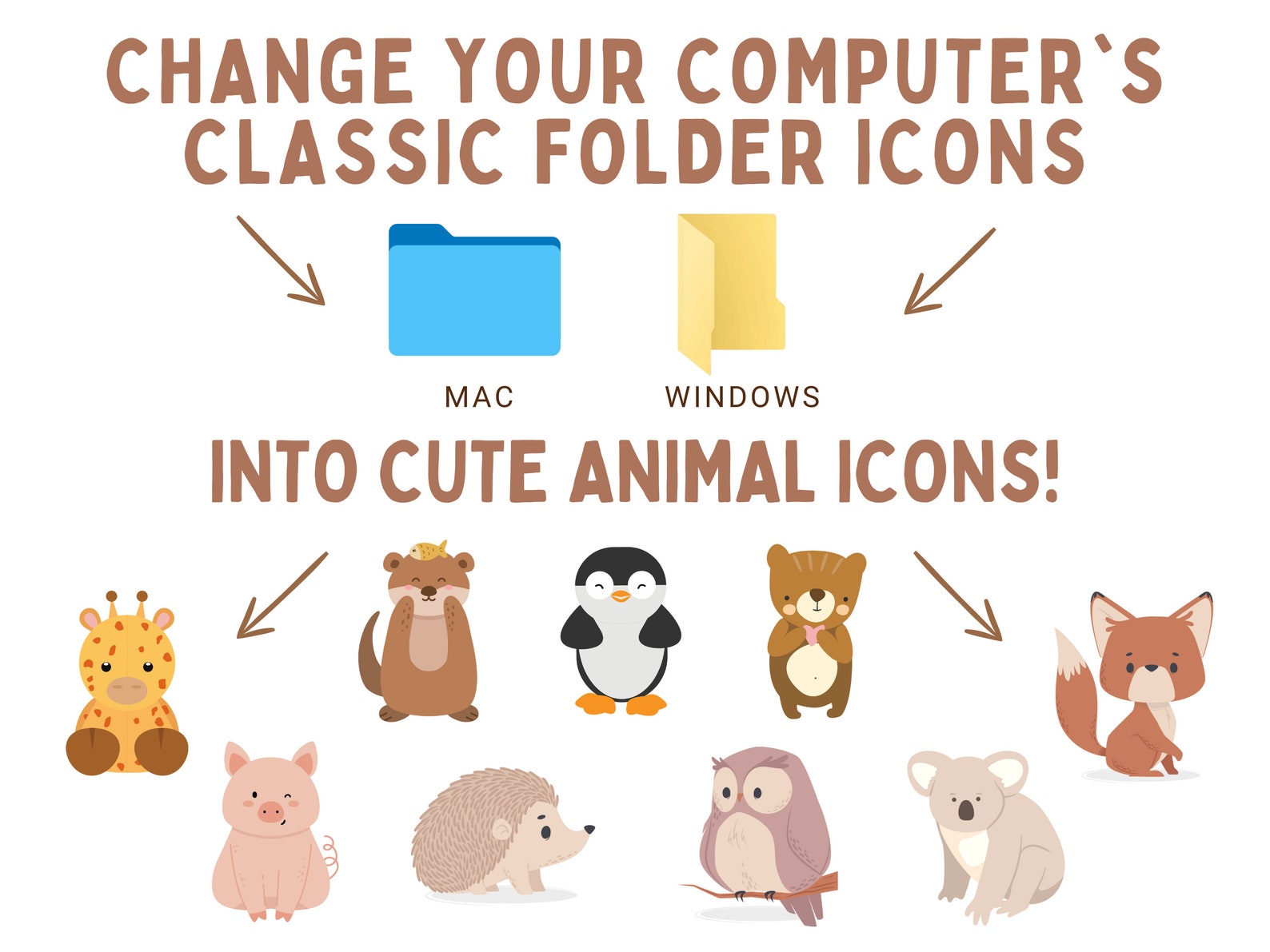 150 Folder Icons for Mac & Windows, Desktop Folder Icons, File Icons ...