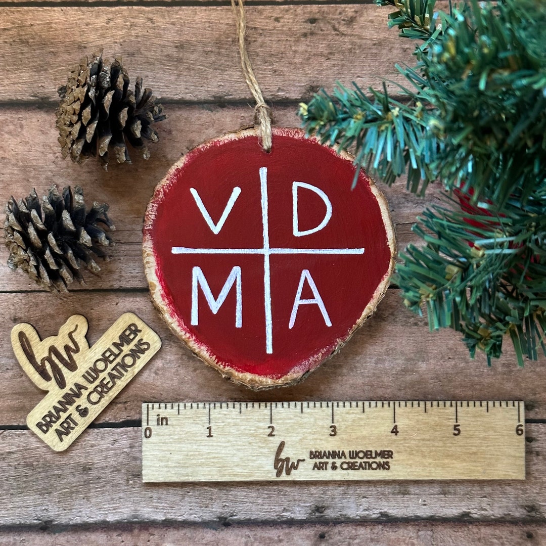 VDMA Christmas Ornament | Hand-painted “the Word of the Lord Stands ...