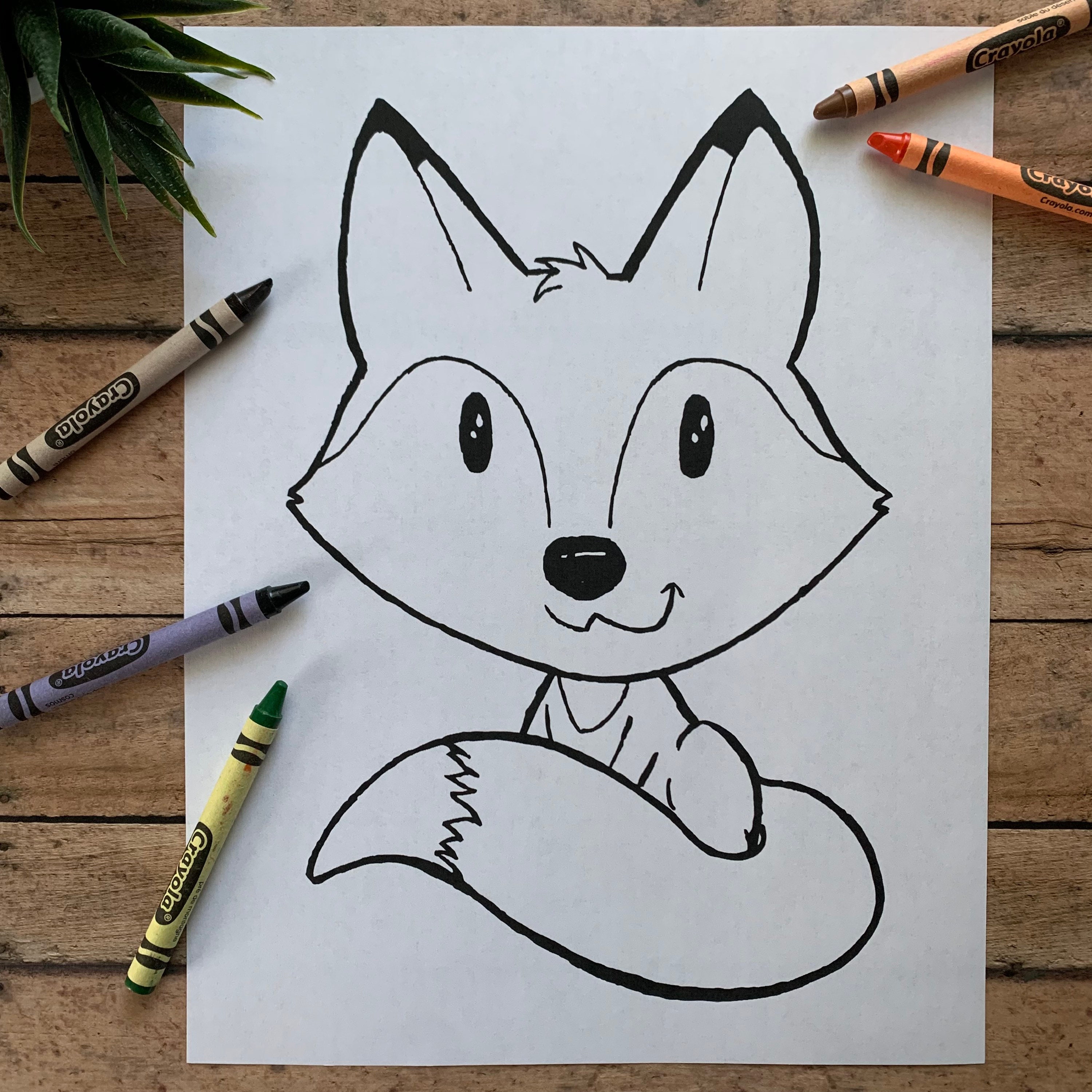 PRINTABLE Woodland Animals Coloring Pages | Fox, Owl, Deer, Raccoon ...
