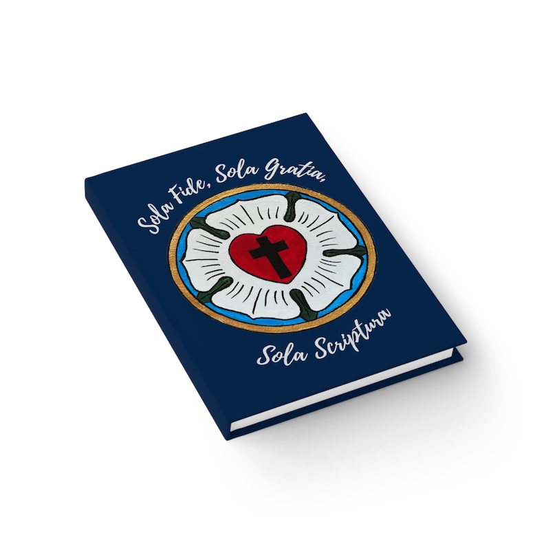 Luther's Rose Hardcover Journal: Sola Scriptura, Confirmation Gift - Etsy