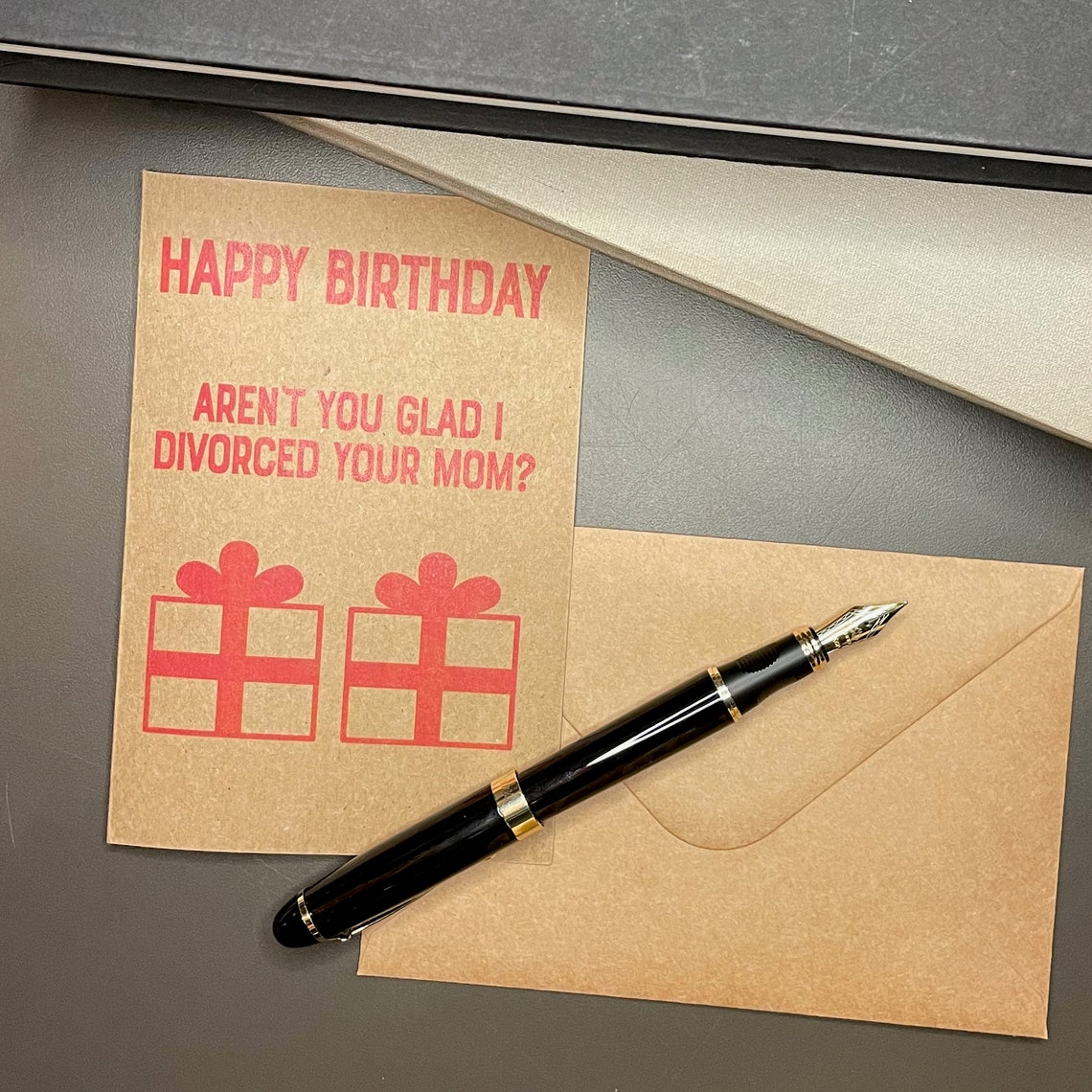 Happy Birthday From Your Divorced Dad, More Presents - Etsy