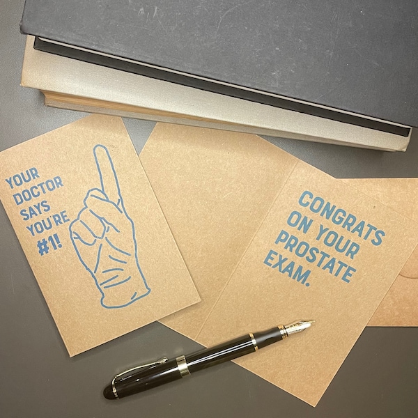 Funny Prostate Card - Etsy