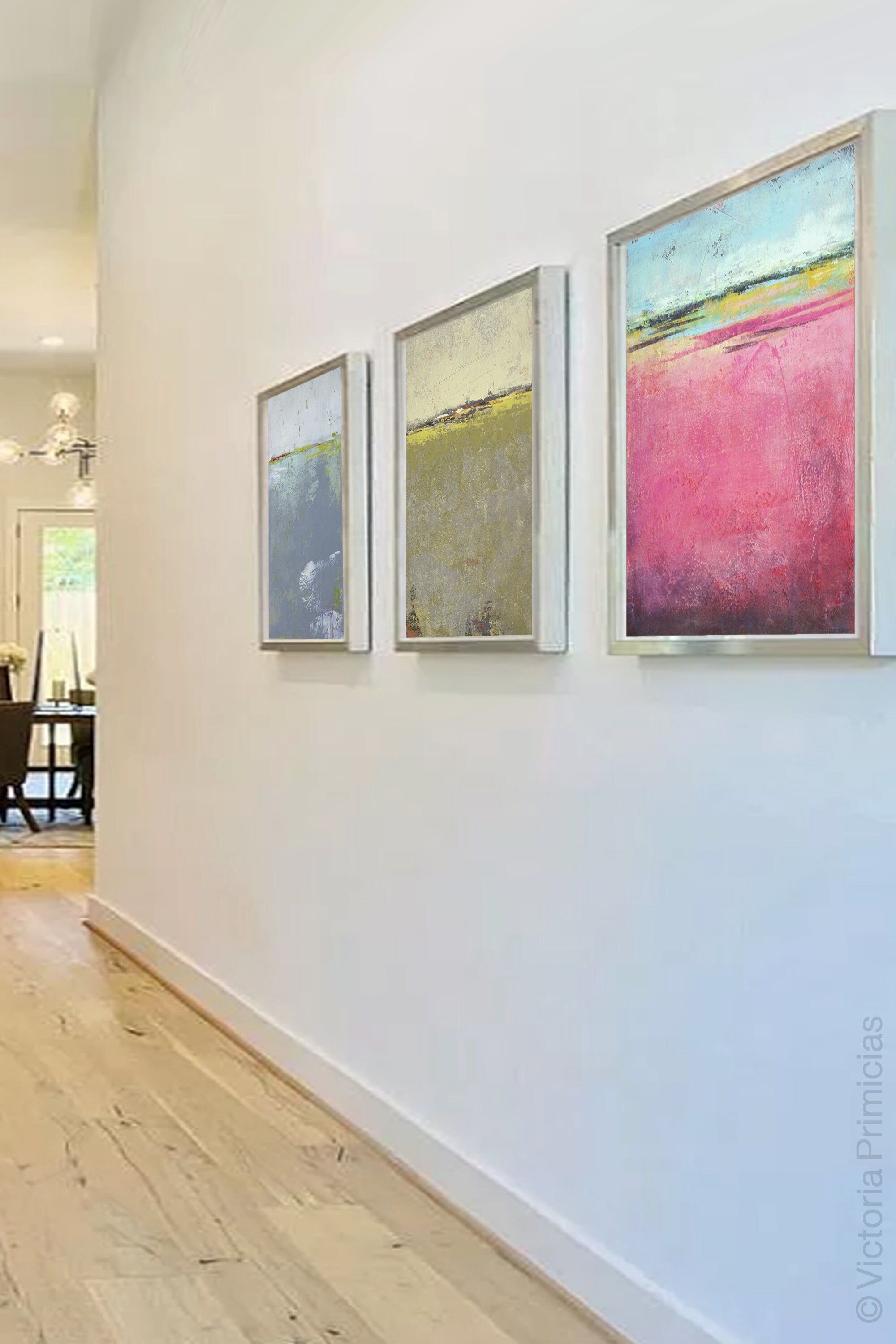 Pink Ocean Art for Bedroom Large Modern Wall Art Printable - Etsy