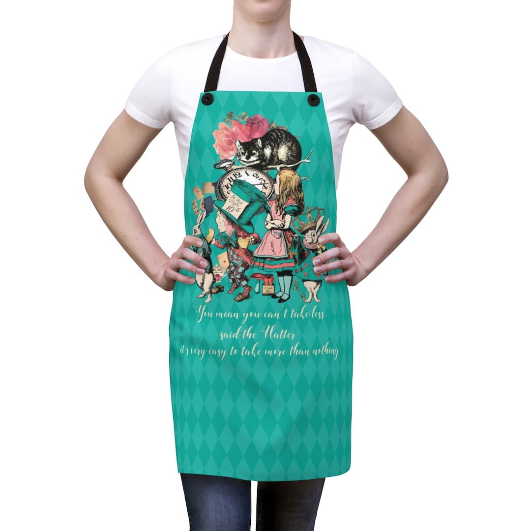Custom Apron - Alice in Wonderland Gifts #101 Coral Series | Birthday ...