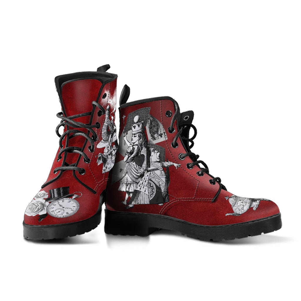 Combat Boots Alice in Wonderland Gifts 61 Classic Series - Etsy