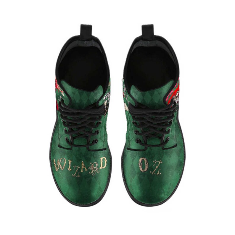 Combat Boots the Wizard of Oz Gifts 102 Green Women's - Etsy