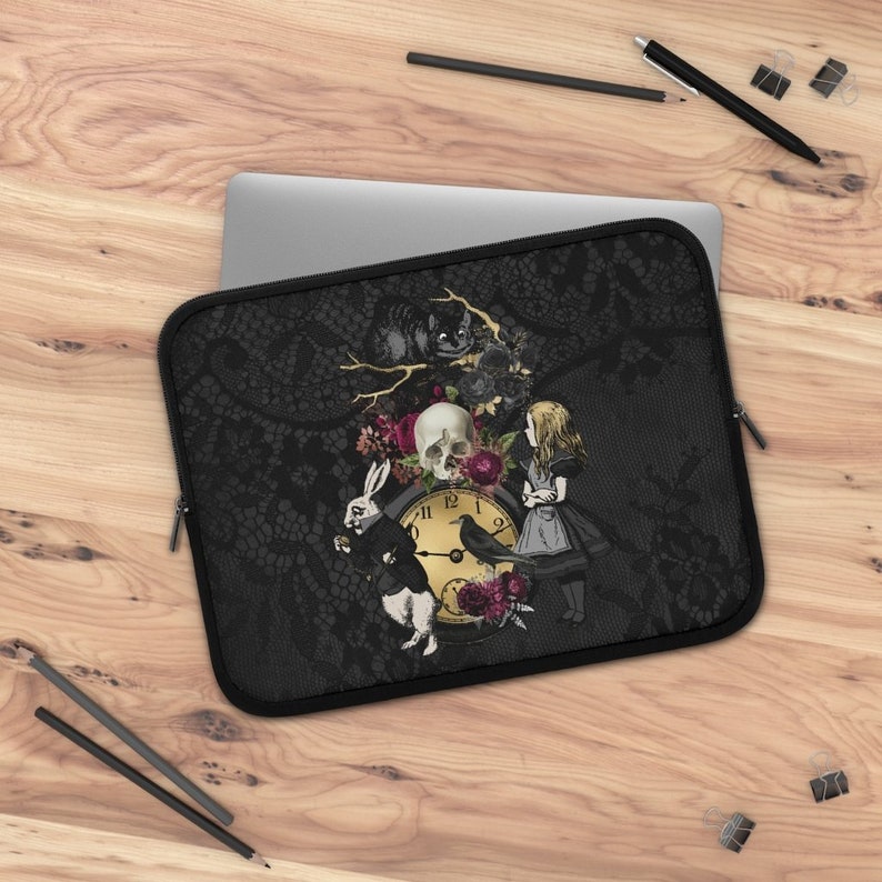 Laptop Sleeve-alice in Wonderland Gifts 101 Goth Series, Gift Ideas - Etsy