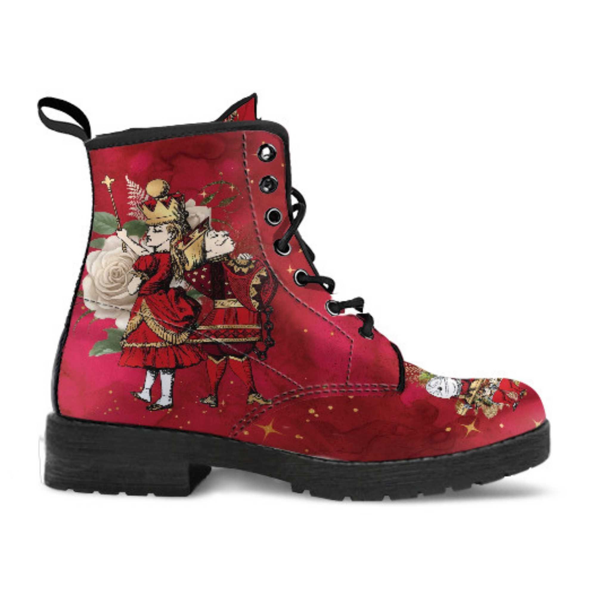 Combat Boots - Alice in Wonderland Gifts #114 Red Series, Birthday ...