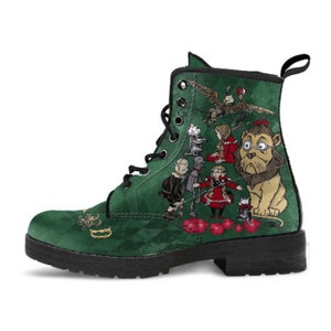 Combat Boots - the Wizard of Oz Gifts #102 Green | Women's Hipster ...