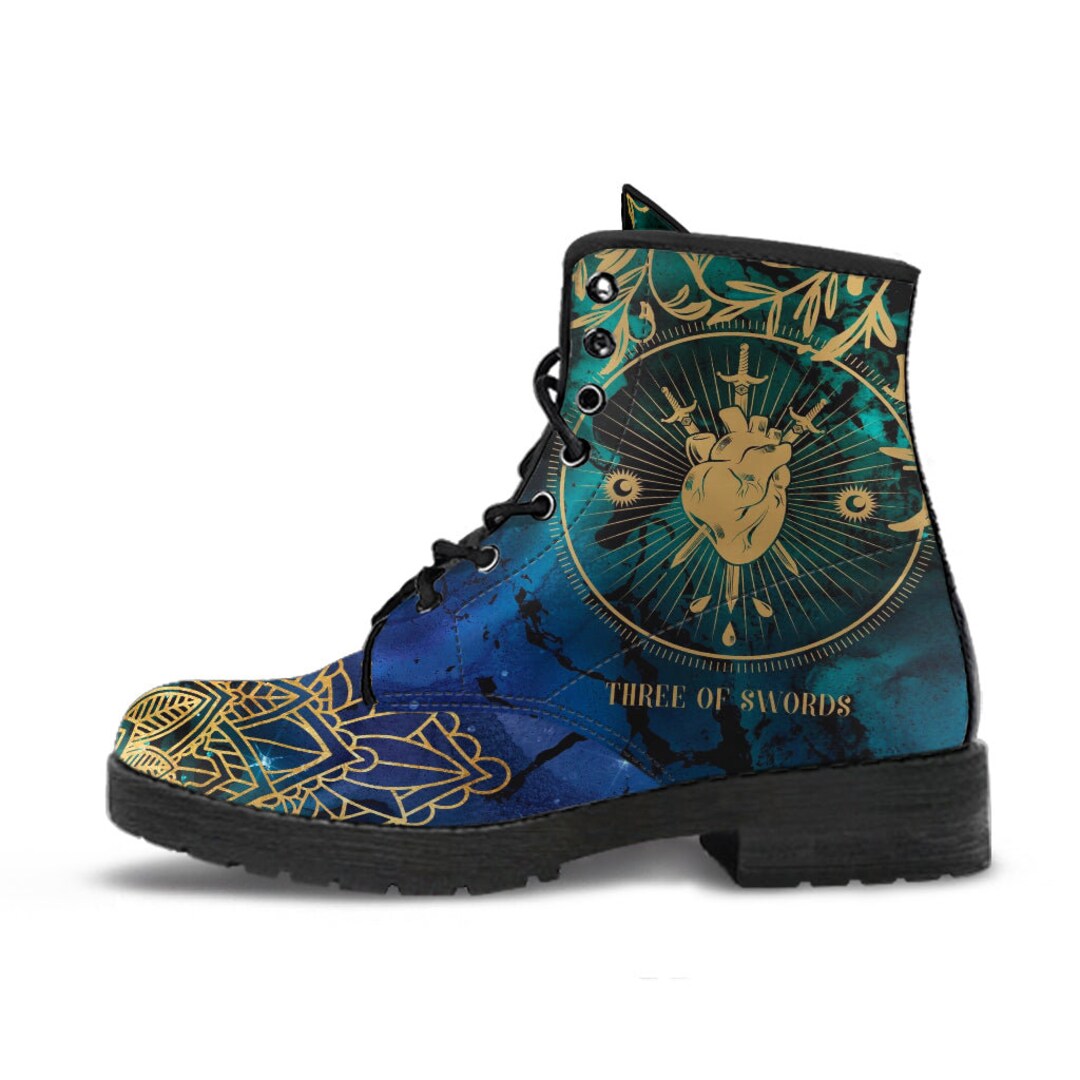 Combat Boots - Three of Swords #102 | Tarot Art, Unisex Adult Shoes ...