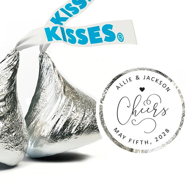 Personalized Hershey Kisses for Wedding - Etsy