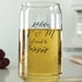 36 Pcs - Personalized Can Glass - Monogram W/ Branches Glasses - Unique ...