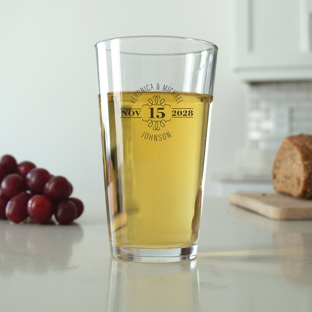 24 Stk . Personalisierte Pint Glas 16 oz Pint Glas - Personalisierte ...