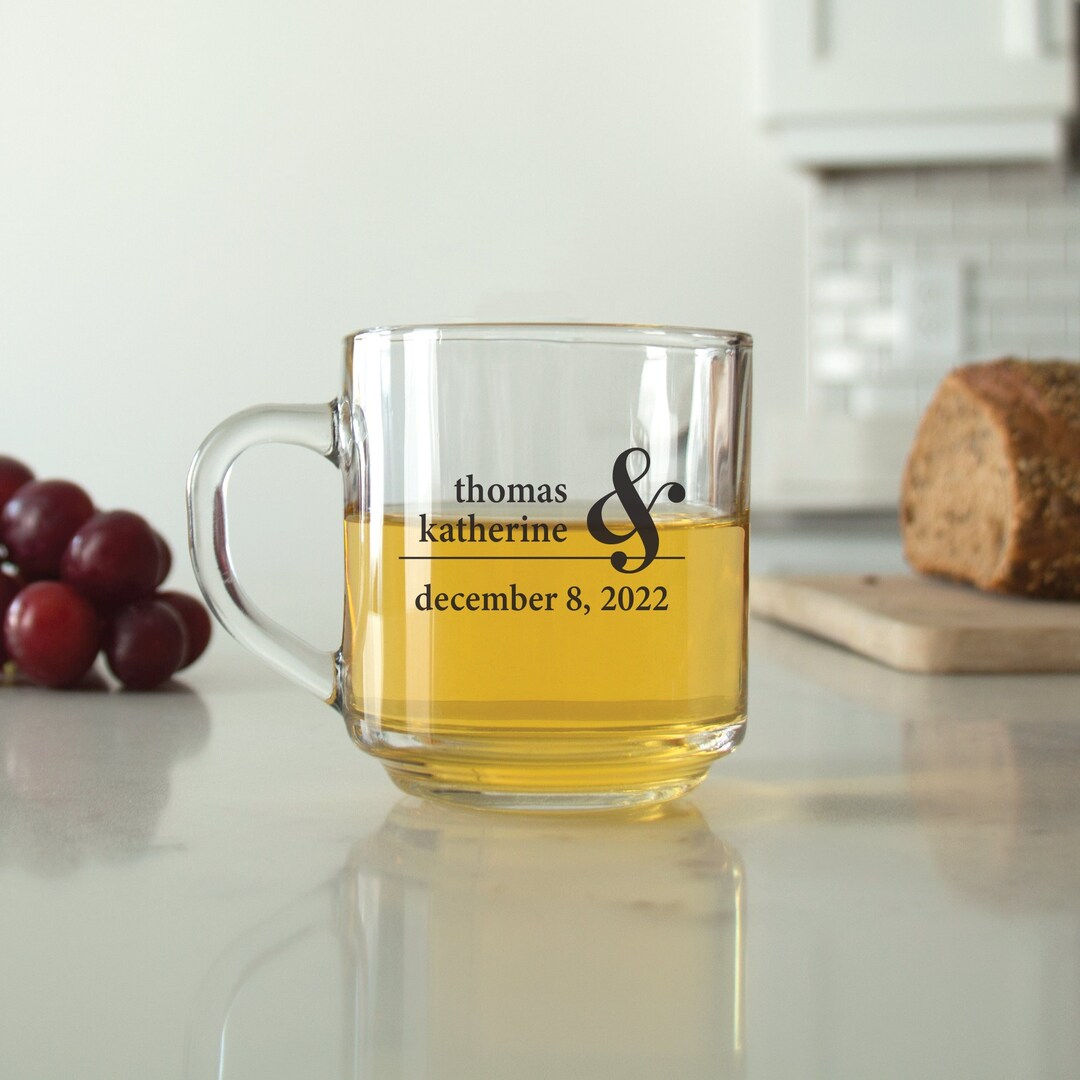 24 Pcs - Personalized Morning Mug - Monogram Wedding Favors-unique ...