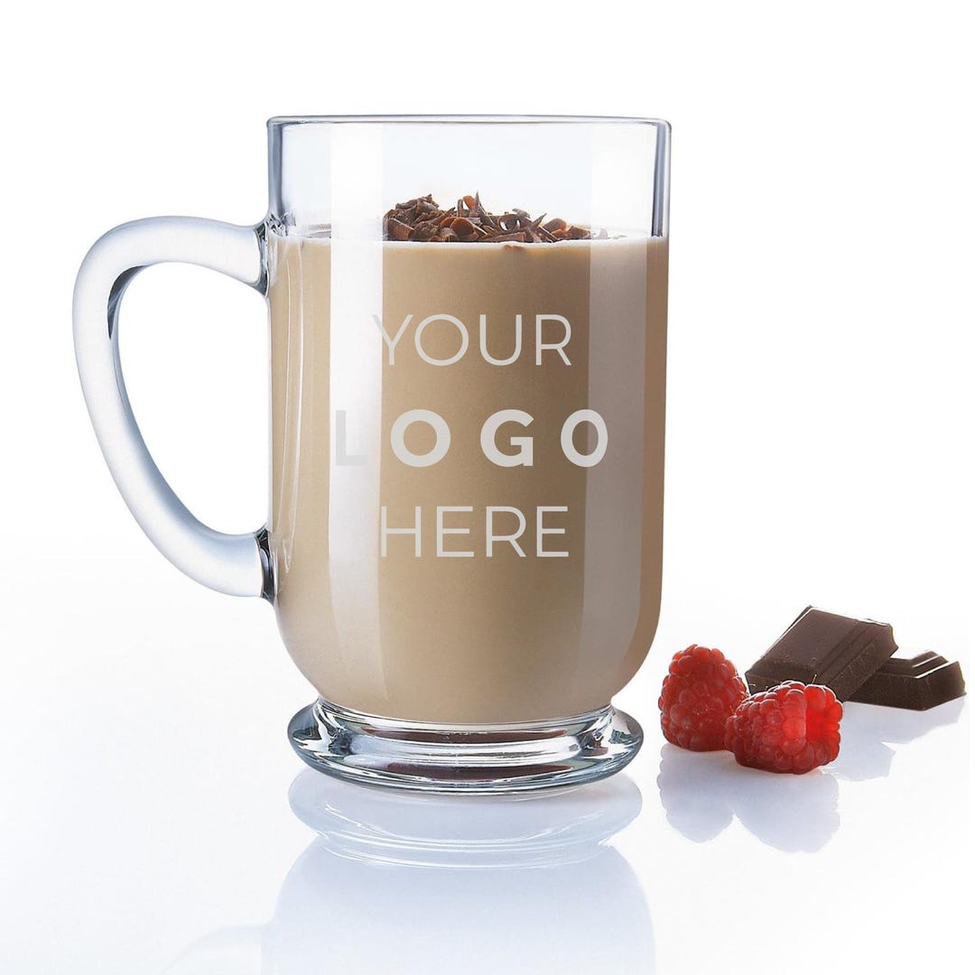 Personalized Morning Mug 16oz - Add Your Logo Design or Brand - Custom ...