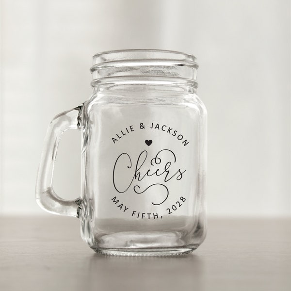 Engraved Mason Jar - Etsy