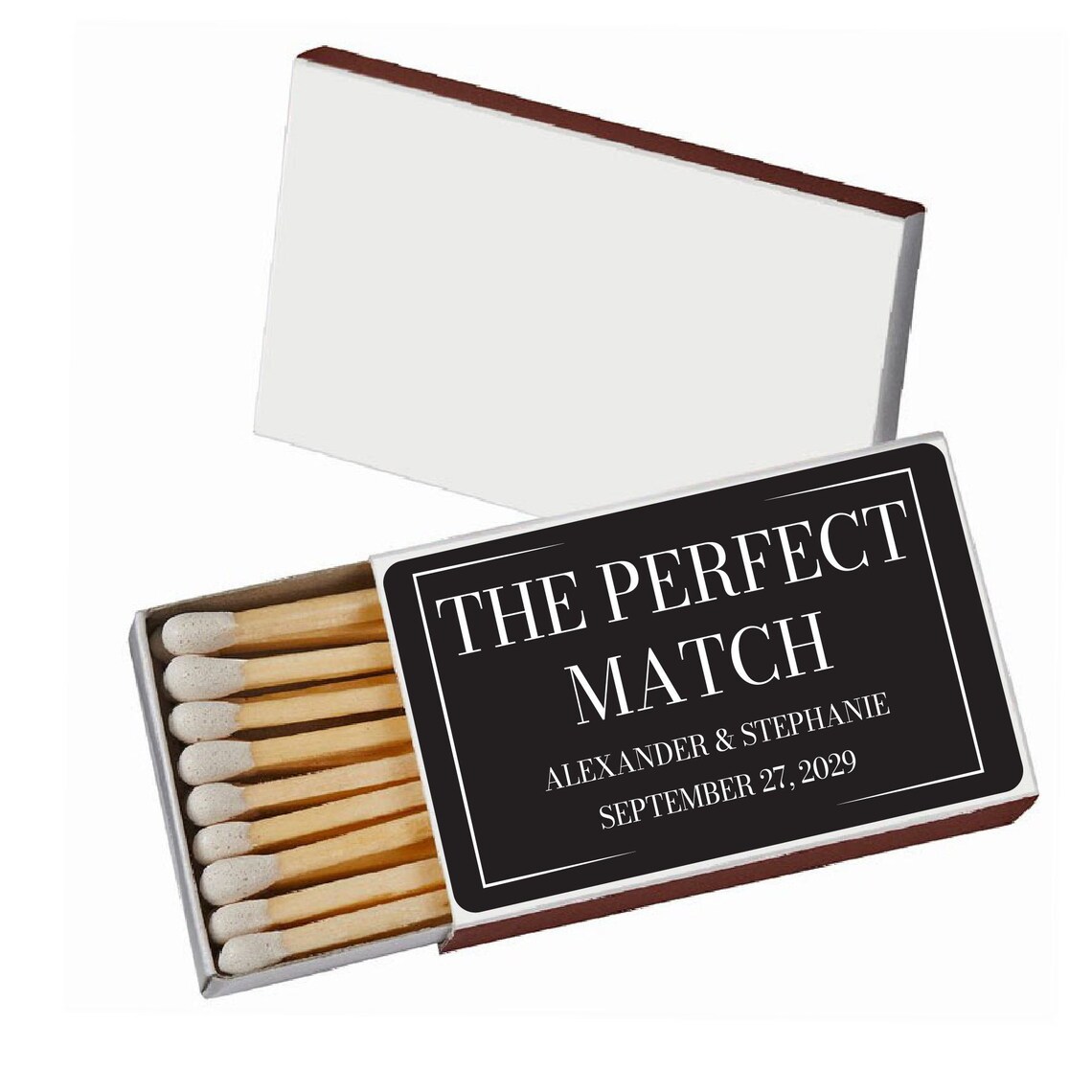 BULK Wedding Matches - the Perfect Match - Wedding Favor Match Boxes ...