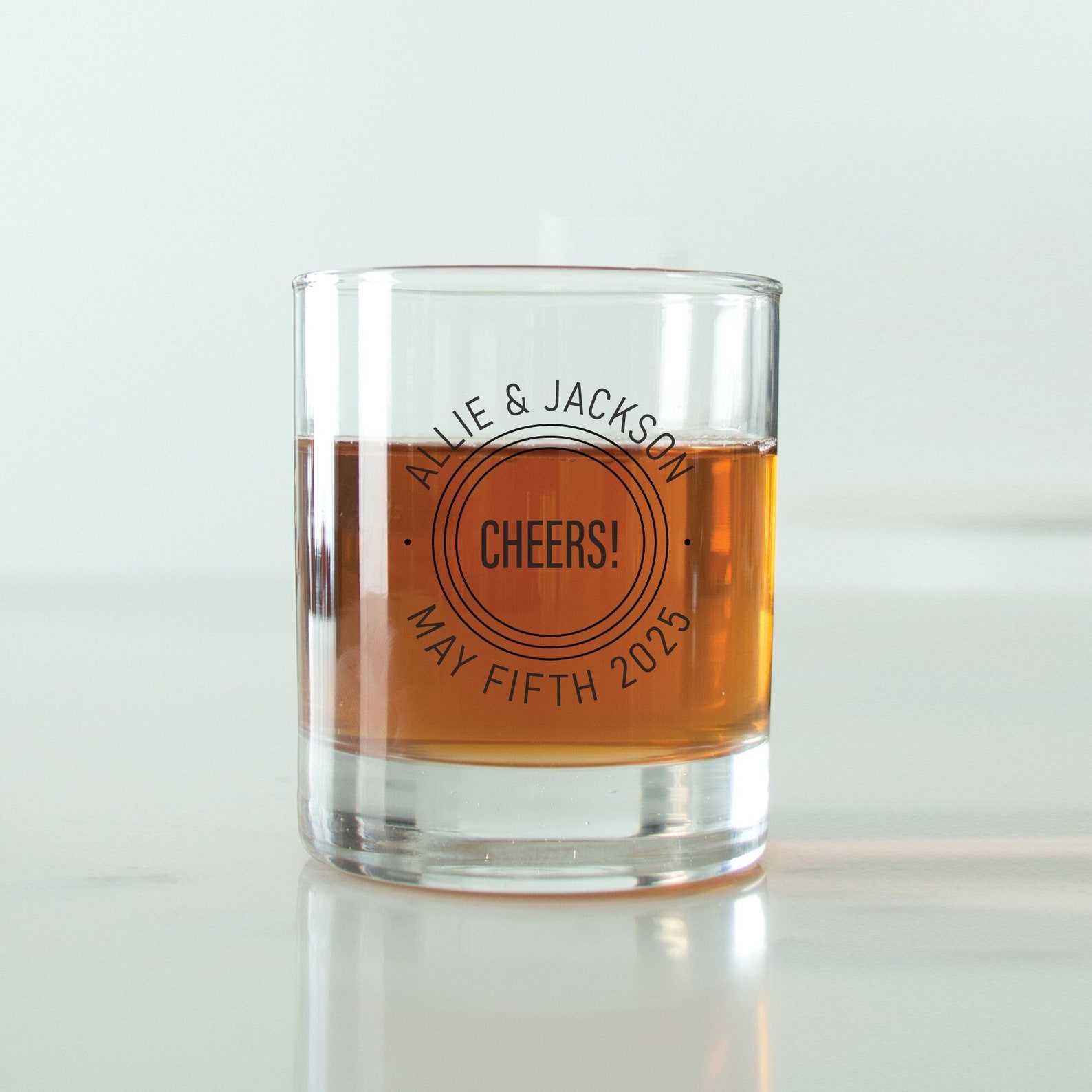 24 Pcs - Personalized Shot Glass - Cheers! Monogram Wedding Favors ...