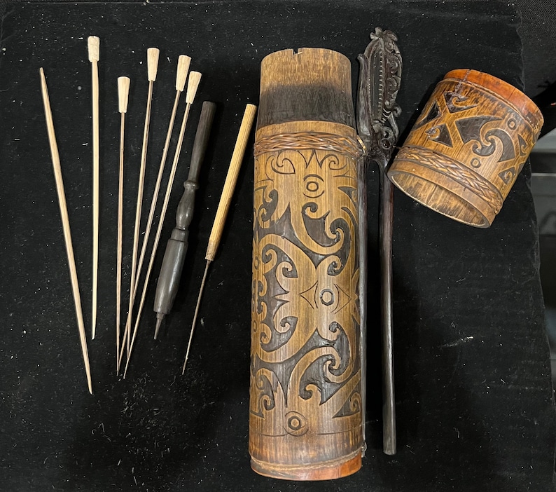 Master Carver Dragon Darts Quiver/bamboo Container With Super - Etsy