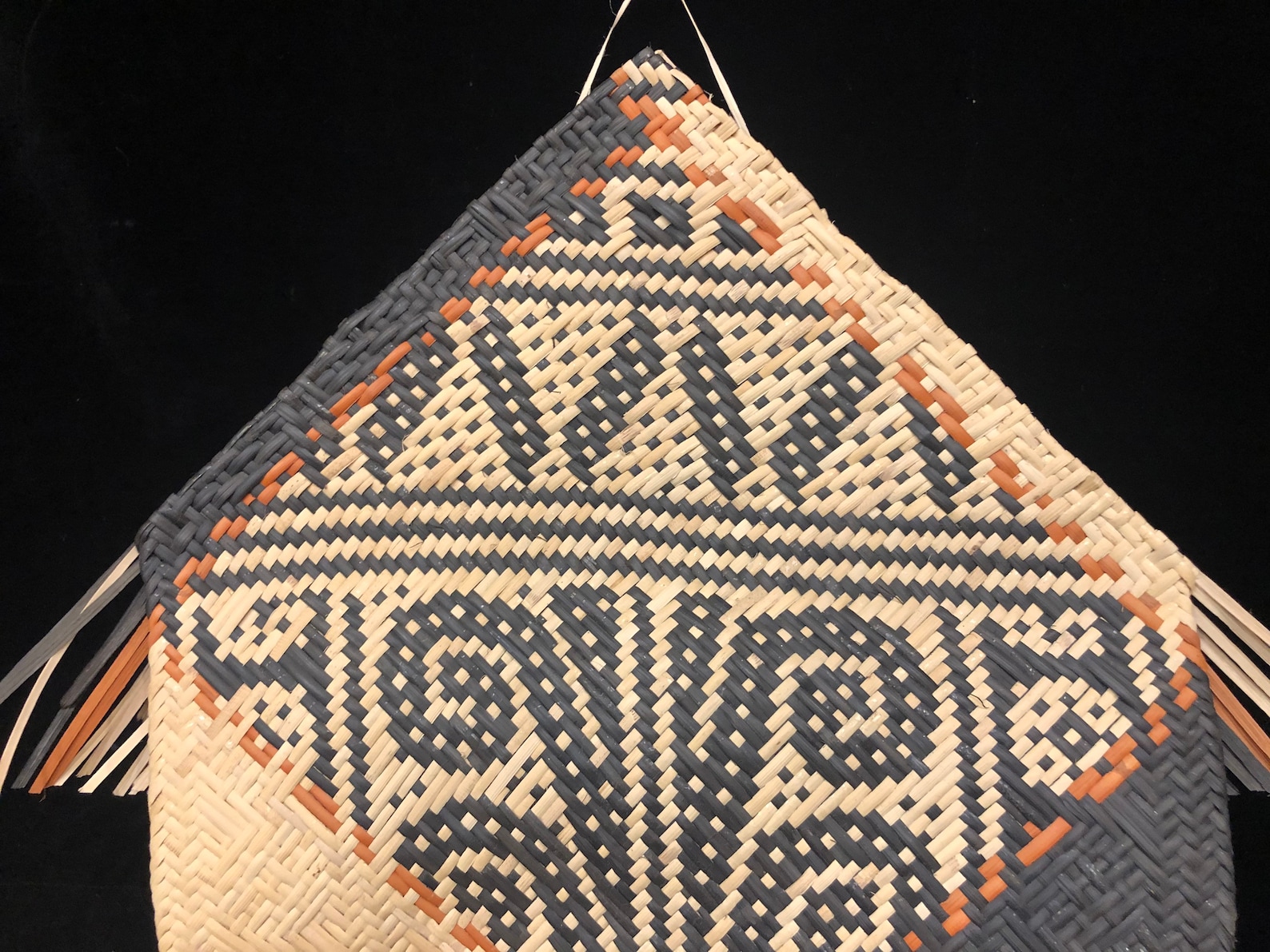 Penan Dayak/nomadic Rattan and Natural Dyed Seat Mats From Sarawak ...