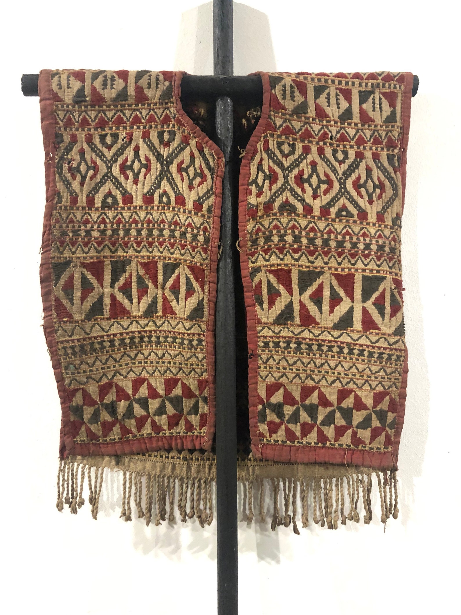 100yrs Old Antique Iban Dayak Sulam Technic Jacket/vest Borneo - Etsy