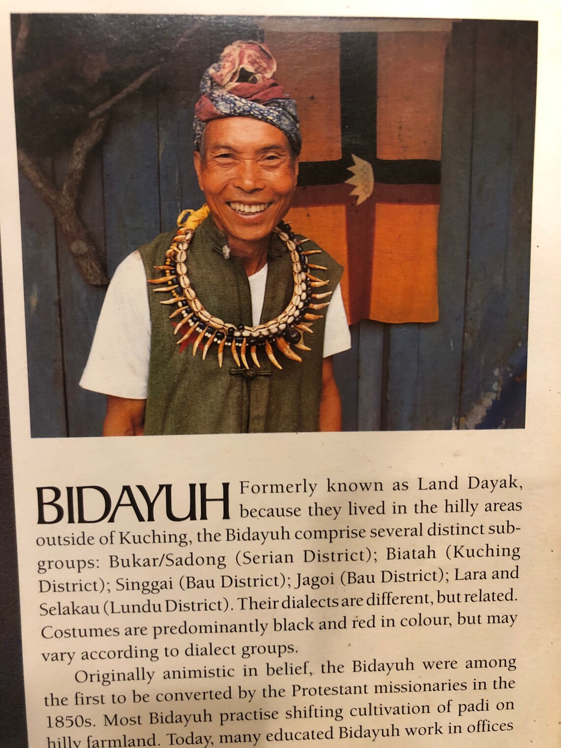 Old RARE Original Bidayuh/land Dayak Chief Teeth Beads Rattan - Etsy