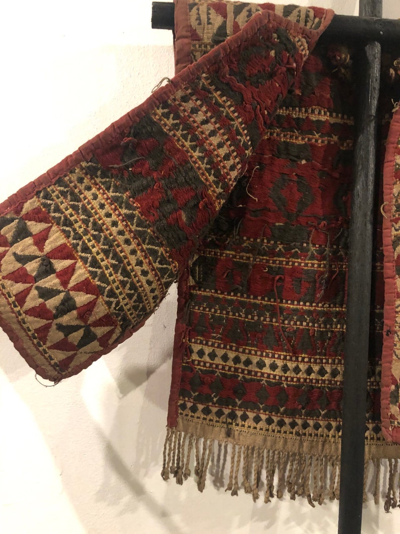 100yrs Old Antique Iban Dayak Sulam Technic Jacket/vest Borneo - Etsy