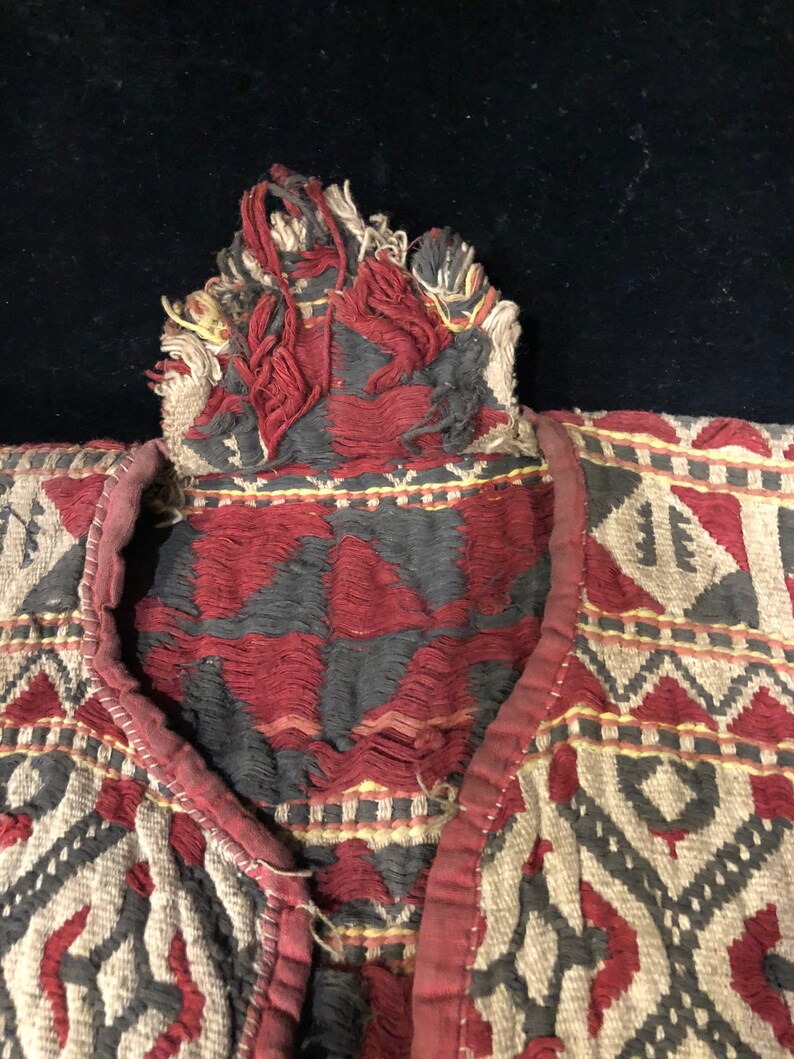 100yrs Old Antique Iban Dayak Sulam Technic Jacket/vest Borneo - Etsy