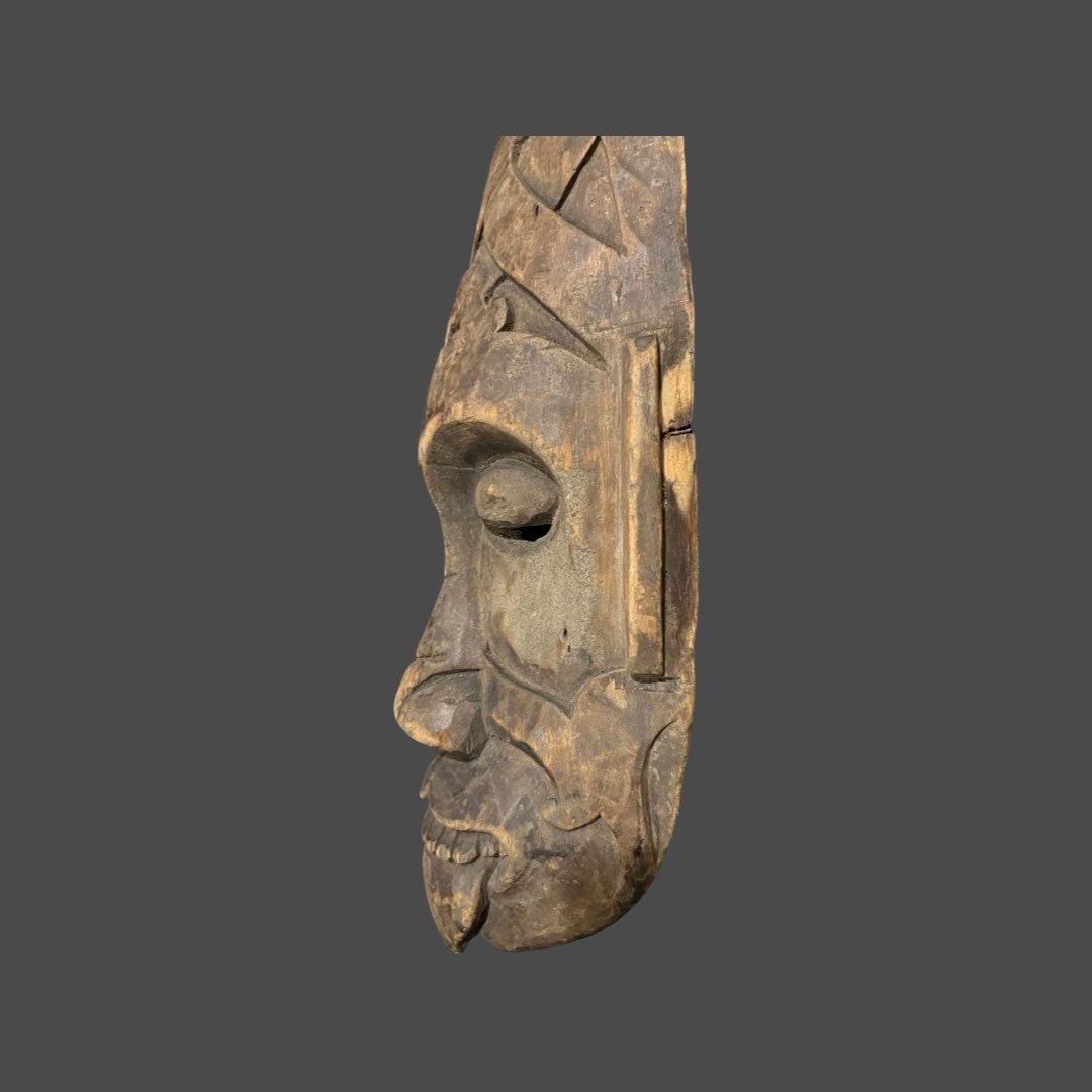 Borneo East Kalimantan Dancing Dayak Mask With Nice Carving and ...