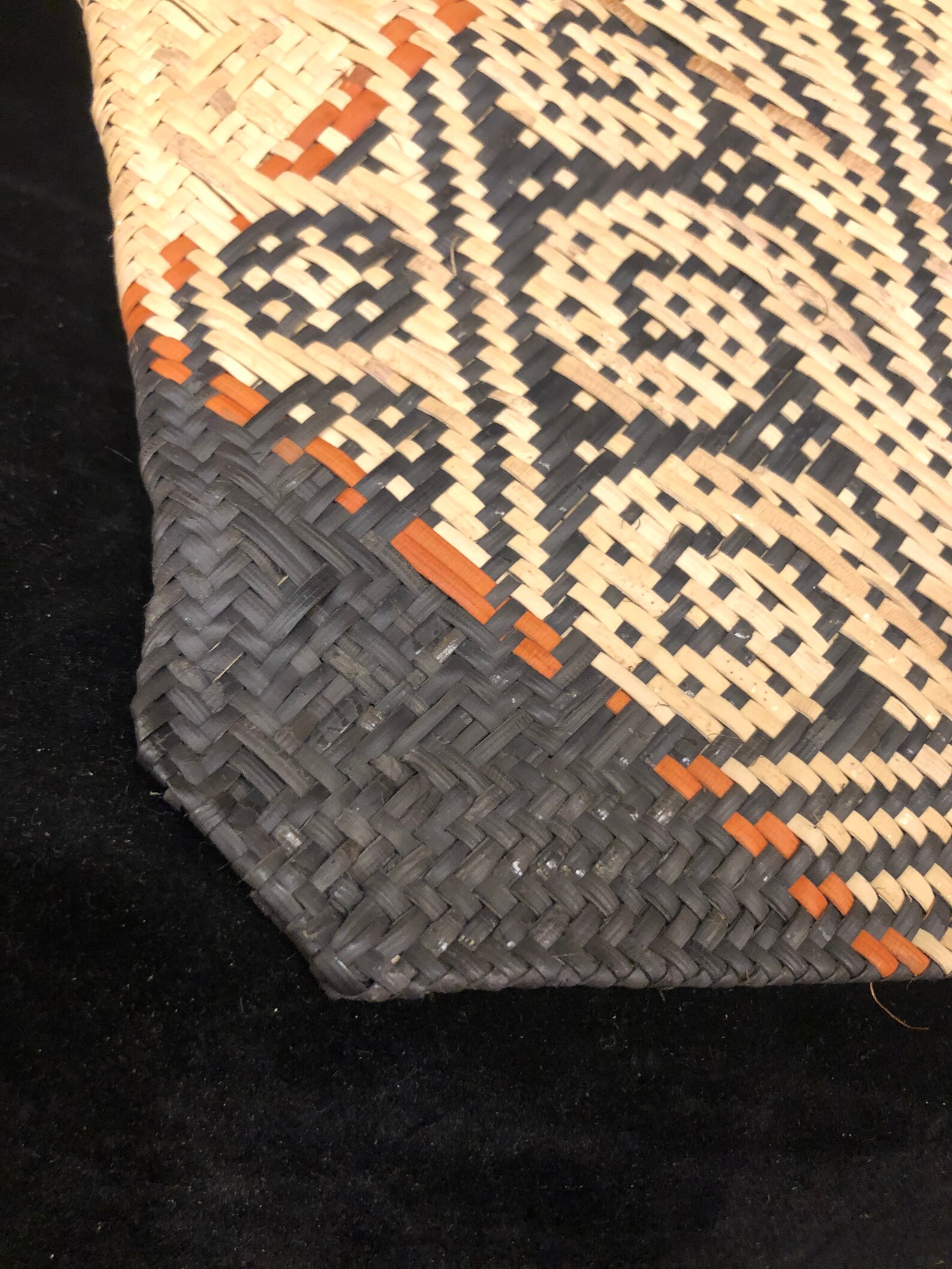 Penan Dayak/nomadic Rattan and Natural Dyed Seat Mats From Sarawak ...