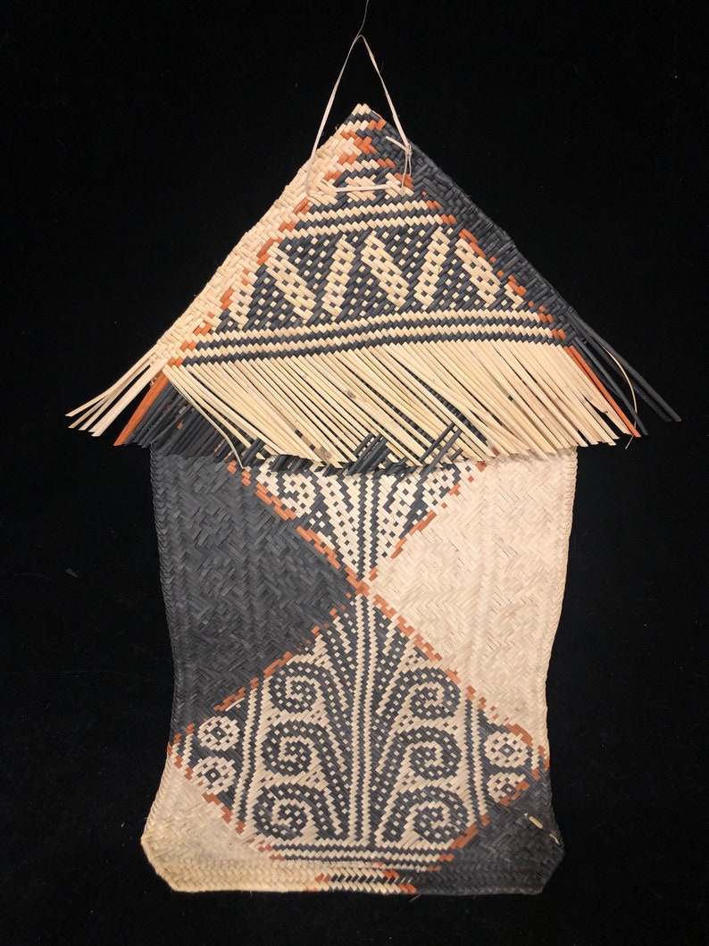 Penan Dayak/nomadic Rattan and Natural Dyed Seat Mats From Sarawak ...