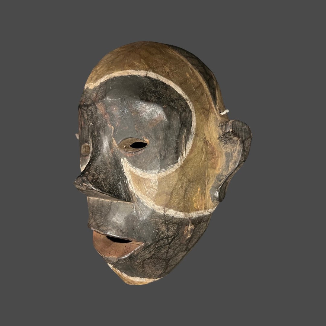 Original Iban Ceremony Dancing Monkey Like Mask From West Kalimantan ...