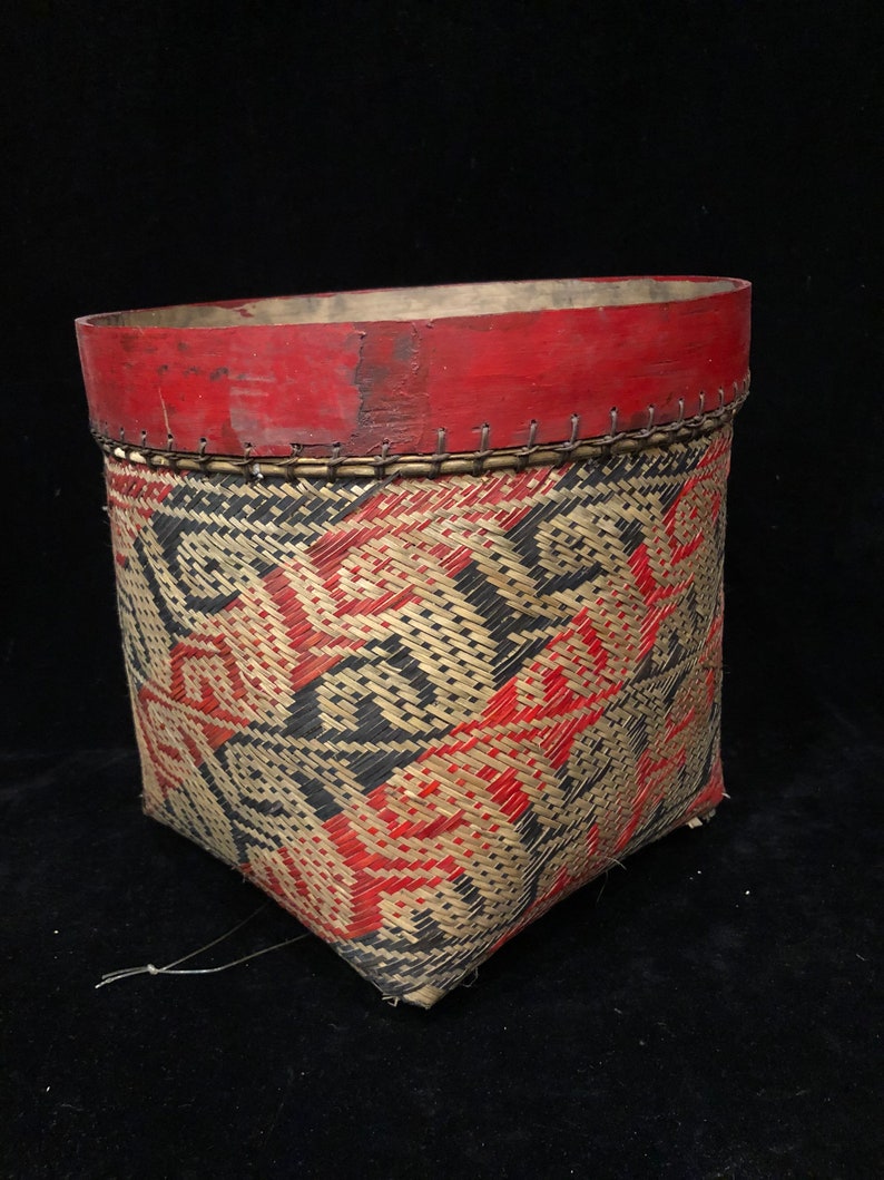 Important Wedding Bamboo Bemban Basket Dayak Borneo - Etsy