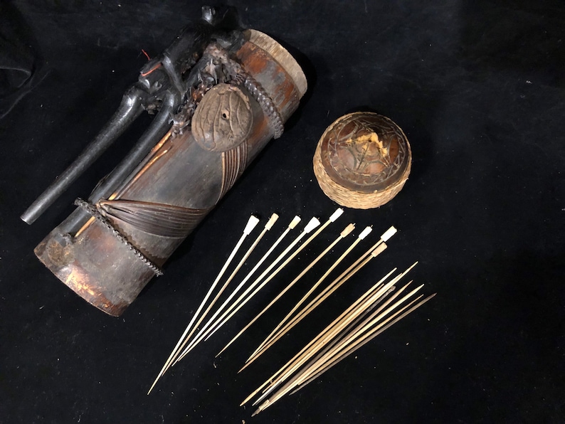 Rare Wildboar Darts Container/ Quiver Dayak Borneo - Etsy