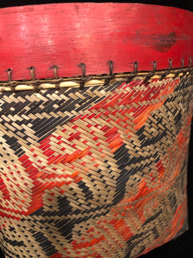 Important Wedding Bamboo Bemban Basket Dayak Borneo - Etsy