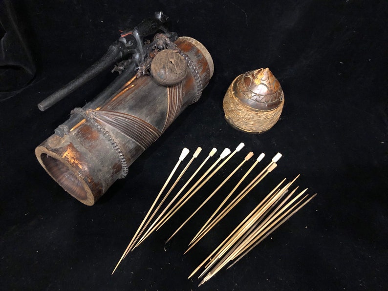 Rare Wildboar Darts Container/ Quiver Dayak Borneo - Etsy