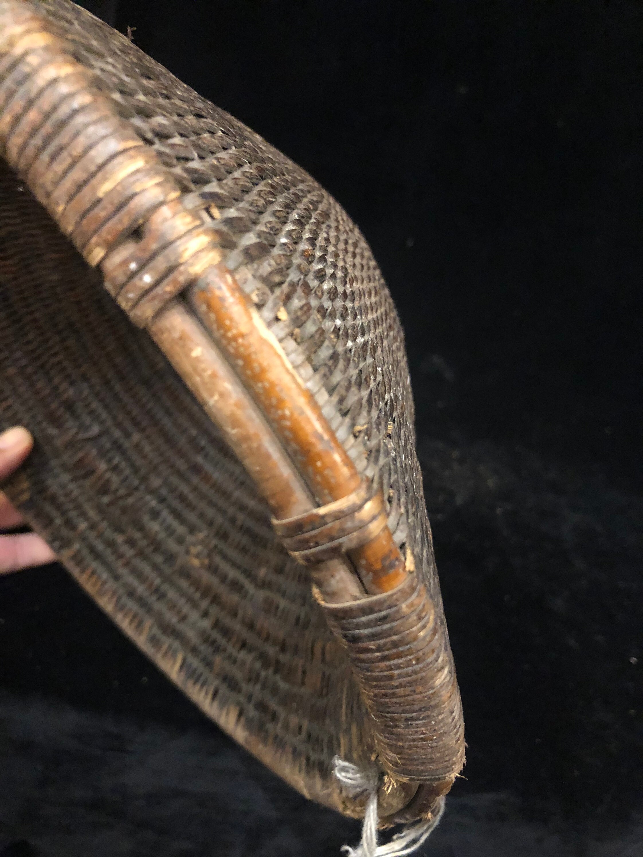 Asia Old Taiwan Native Dayak Rattan Hat - Etsy