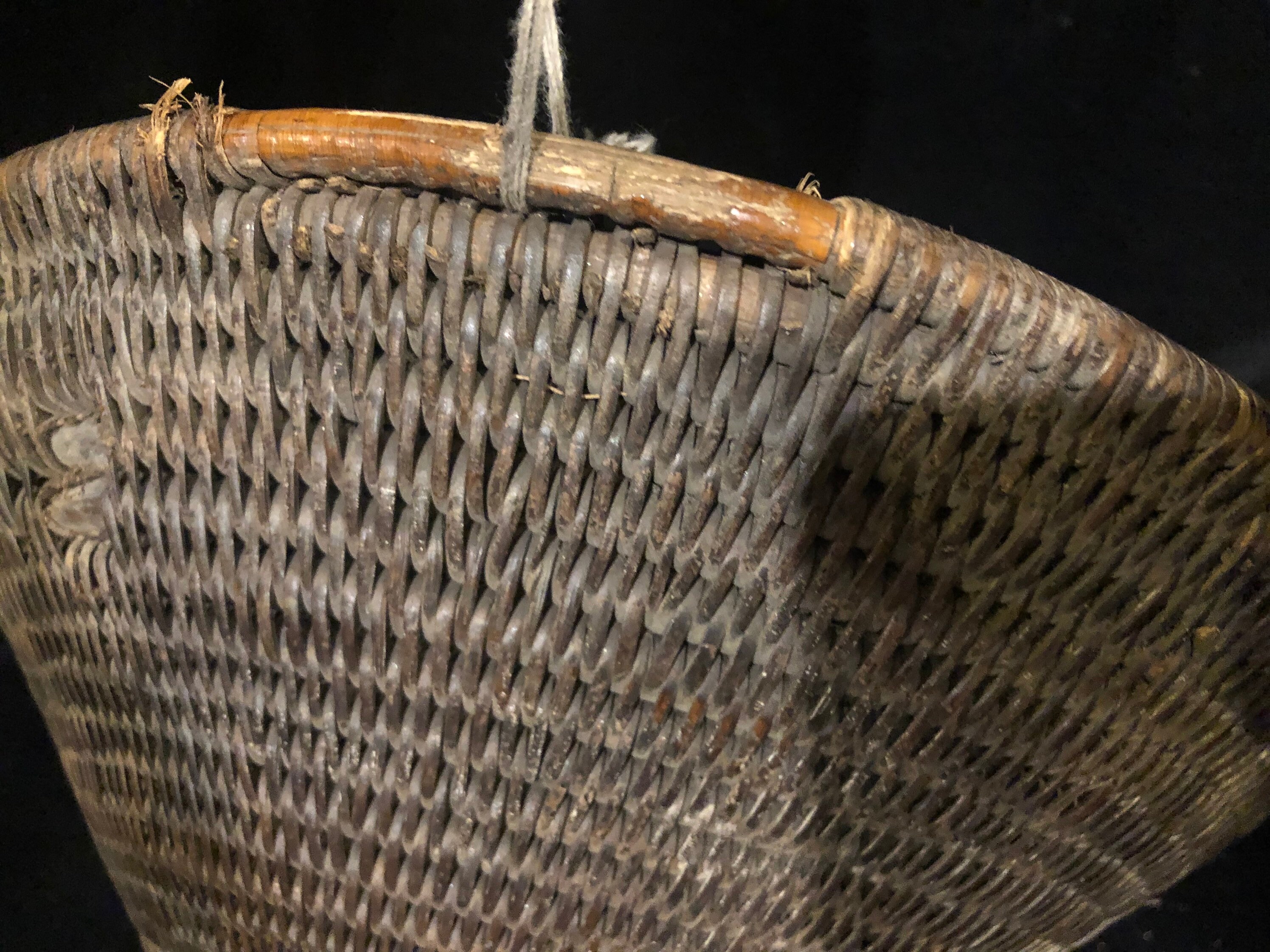 Asia Old Taiwan Native Dayak Rattan Hat - Etsy