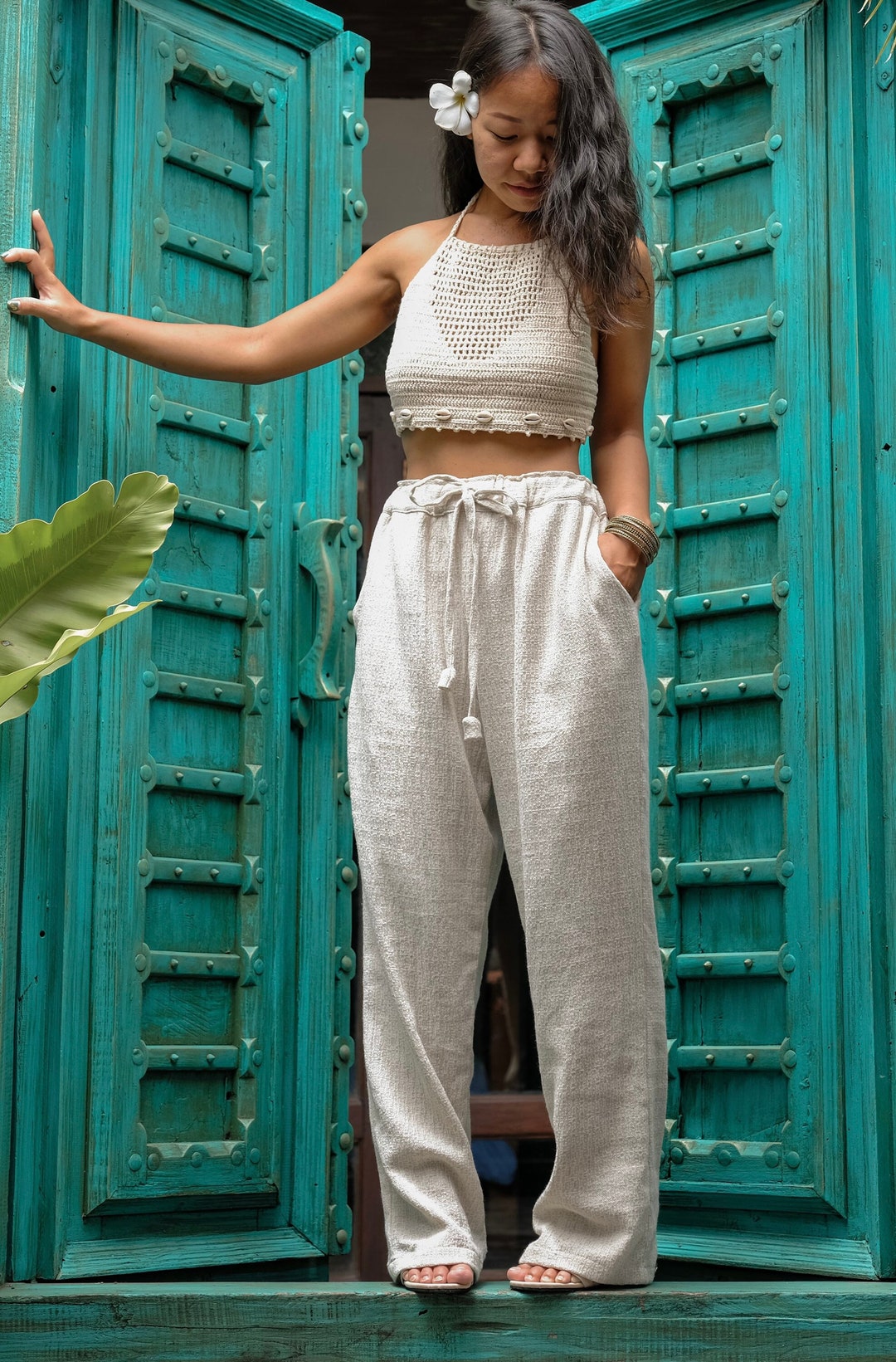 Hippie Pants Boho Pants Yoga Pants Baggy Pants Festival - Etsy