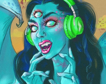 Monster Pop Art - Etsy