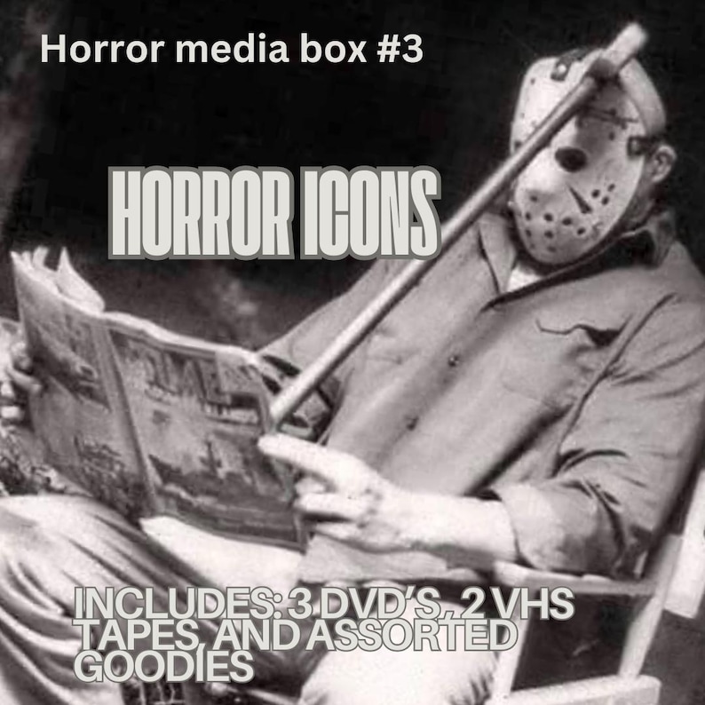 Media Mystery Box #3 Theme: Horror Icons - Etsy