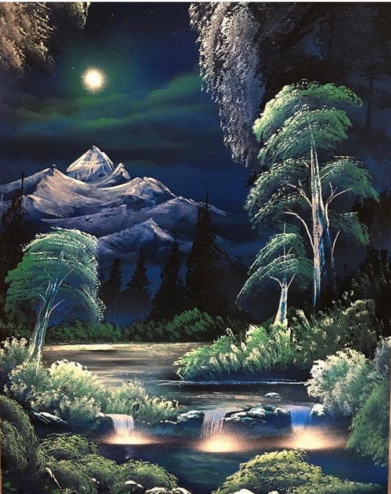 Night time paintings store