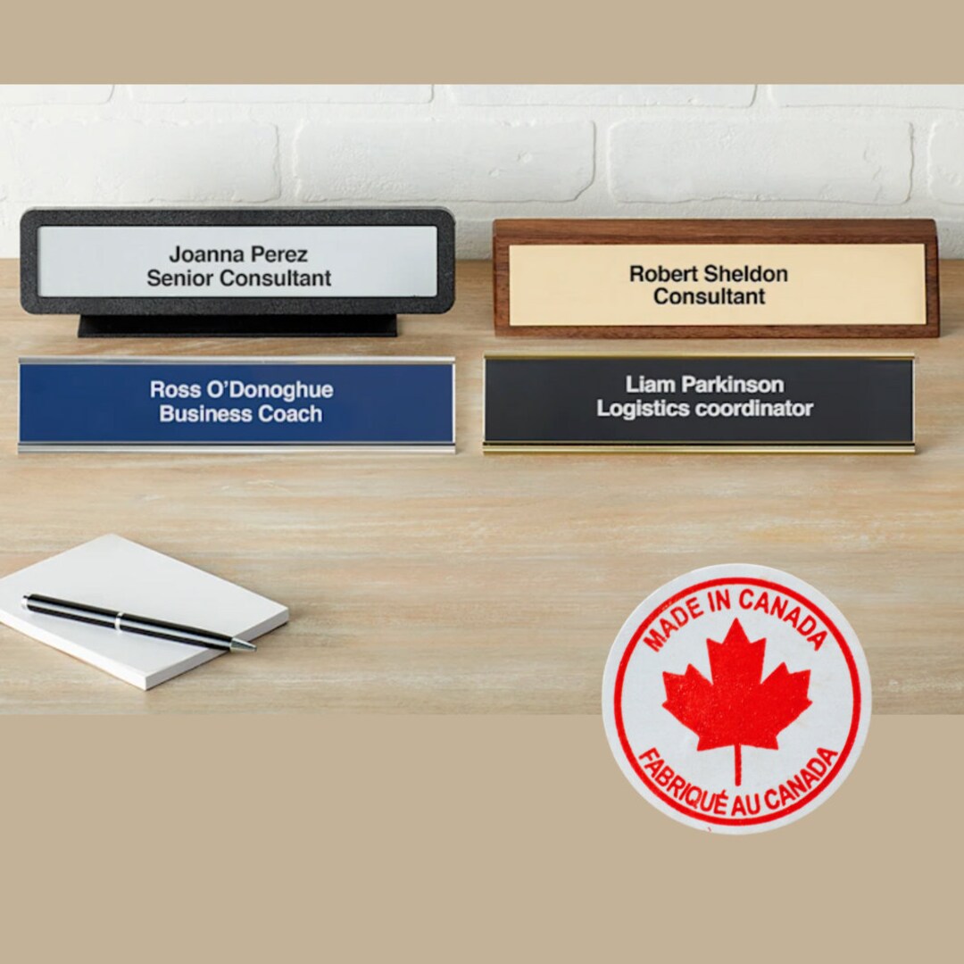 Custom Desk Name Plate || Custom Name Sign || Personalized Wood Desk ...